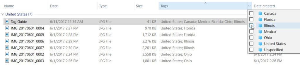 Native Organizing, Part 3: Tagging photos with keywords in Windows