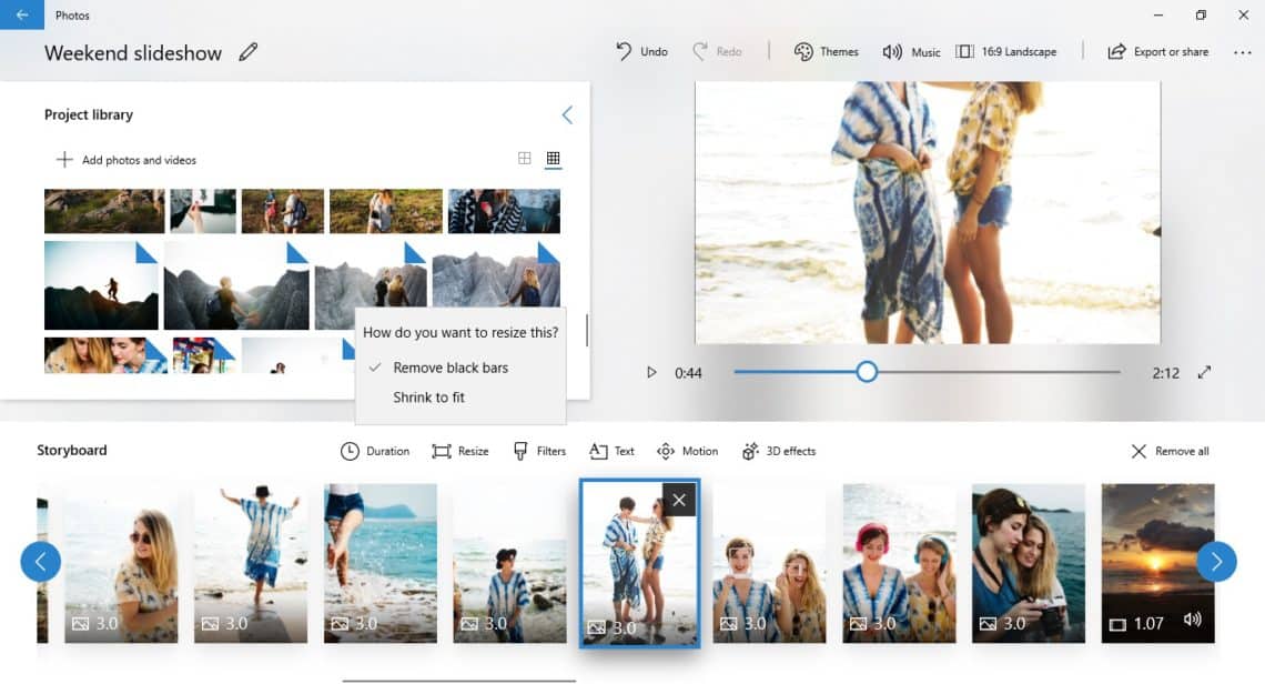 How to Create a Photo & Video Slideshow with Microsoft Photos ...
