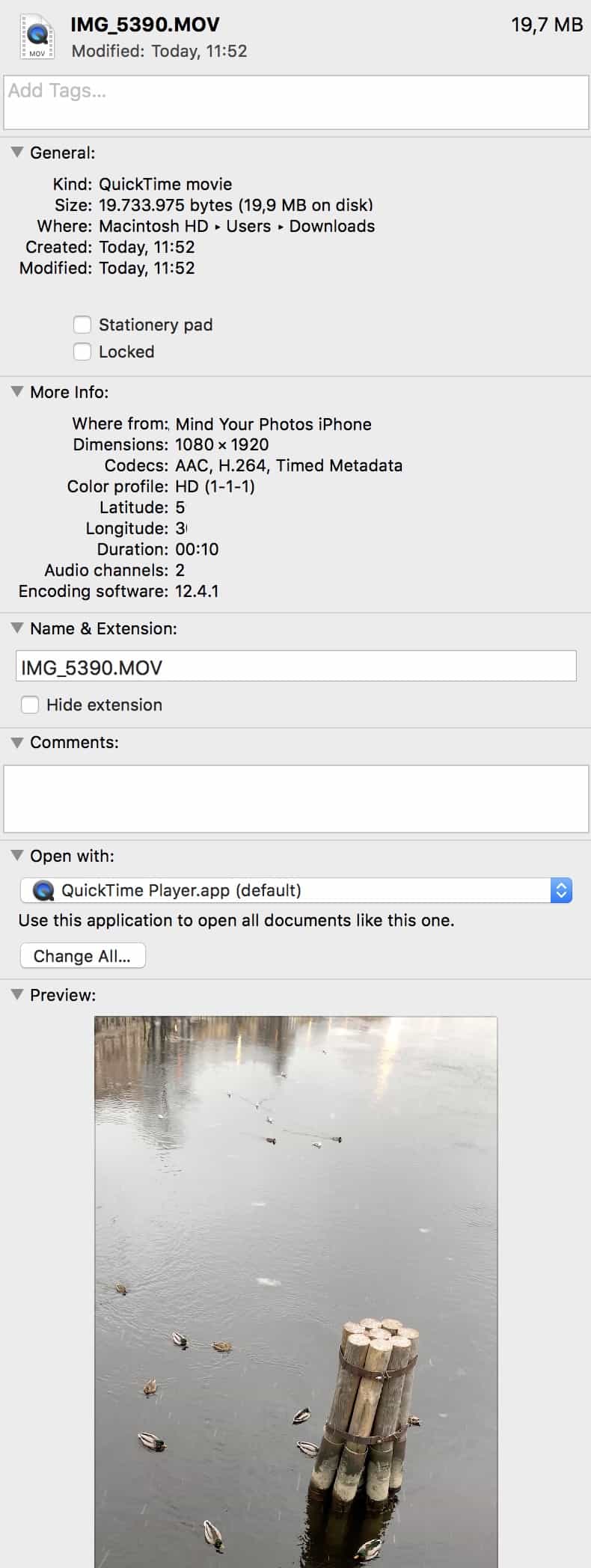 Video Metadata Simplified for Organizing Memories - Organizing Photos
