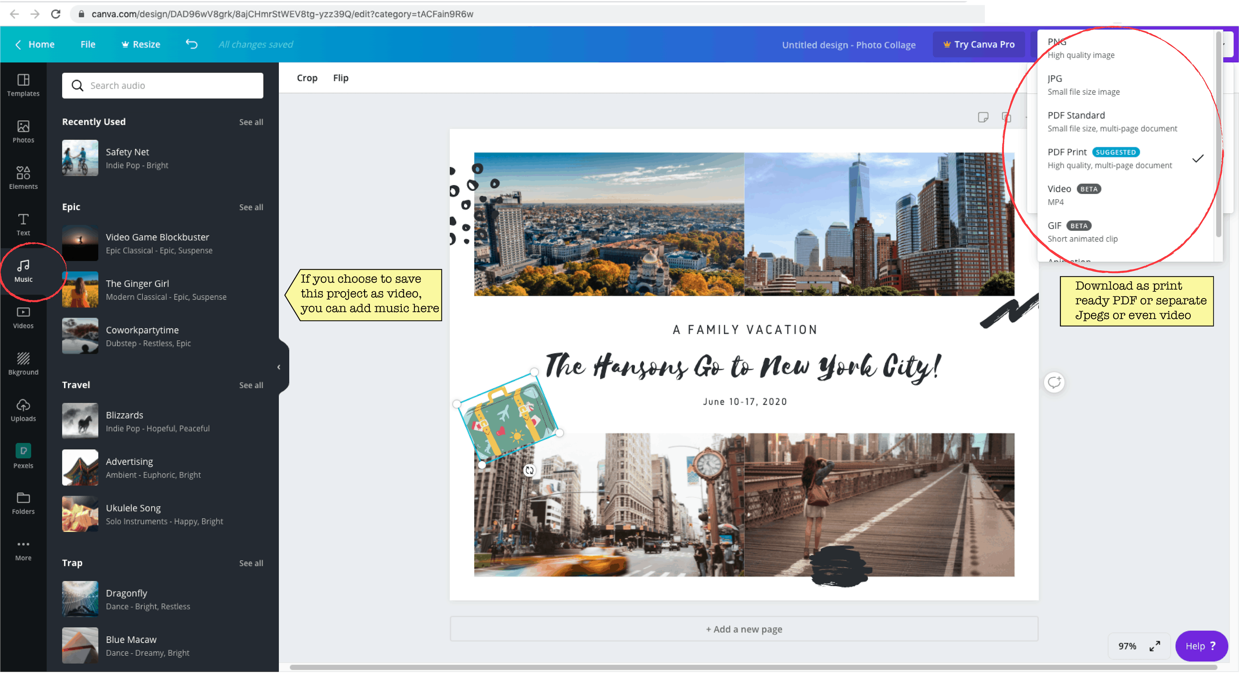 8 Steps to Creating an Adventure Travel Photo Book using Canva