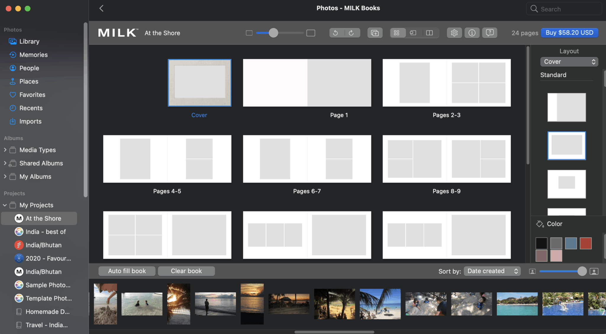 How to Create Milk Photo Books within Apple Photos