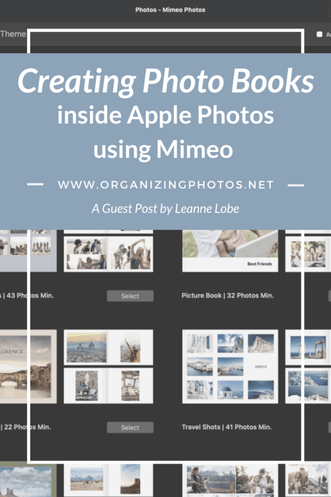How to Create Photo Books within Apple Photos using Mimeo