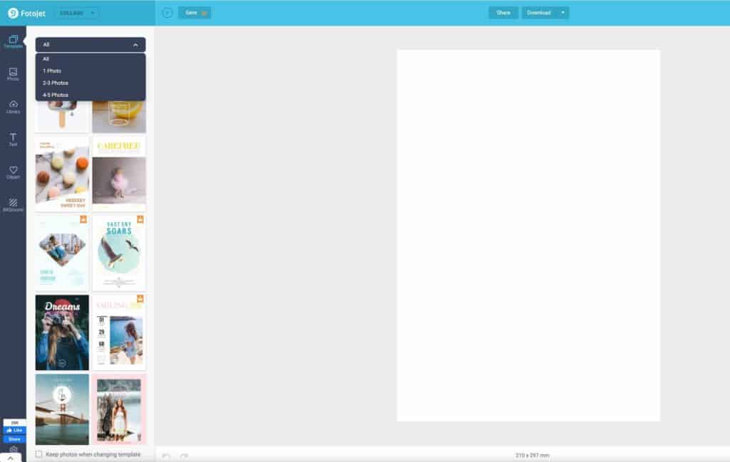 Create Simple Photo Collages with Fotojet - Organizing Photos